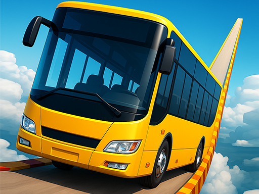 Sky Bus Mega Ramp Drive - Ultimate Stunt Adventure